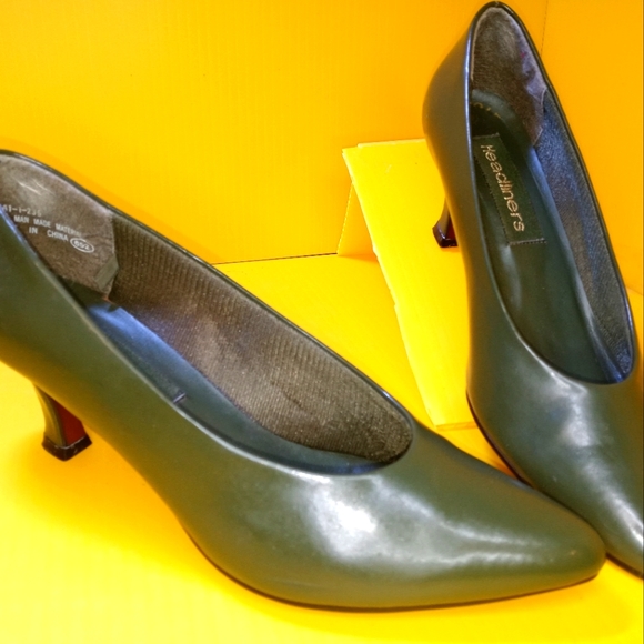 Headliner | Shoes | 6 2 Green Vintage Headliner Heals | Poshmark